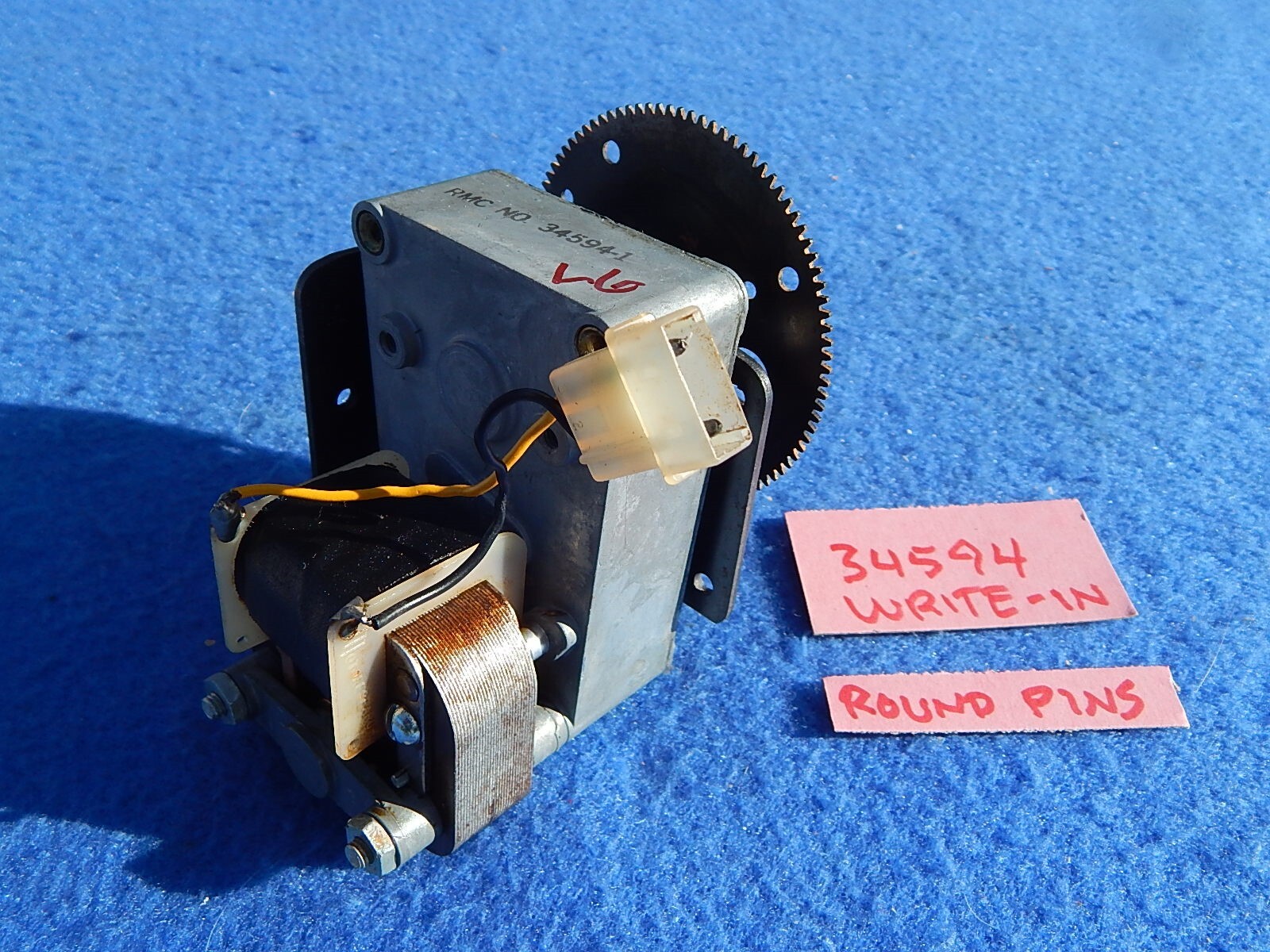 Rock-ola 424 429 430 431 434 435 436 441 443 ++ Write-In Motor #34594 ...