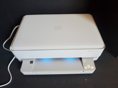 HP ENVY 6052e - All-In-One Color WiFi Inkjet Printer w/ Power cord ...