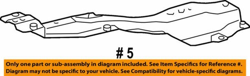 51405-60250 Toyota Cover sub-assy, engine under, no.1 5140560250, New ...