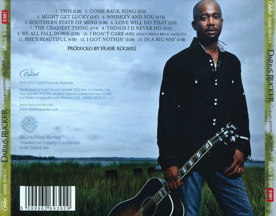 DARIUS RUCKER - CHARLESTON, SC 1966 NEW CD 5099962693929| eBay