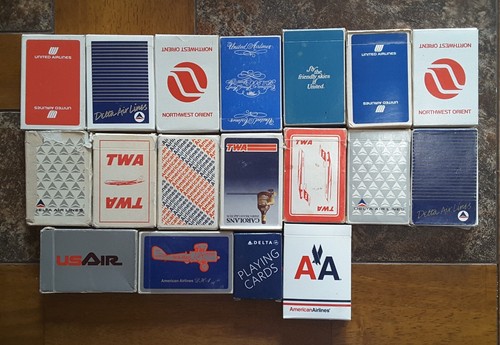 Airline Playing Cards, Vintage Lot of 18, Some Sealed, Complete VGC | eBay