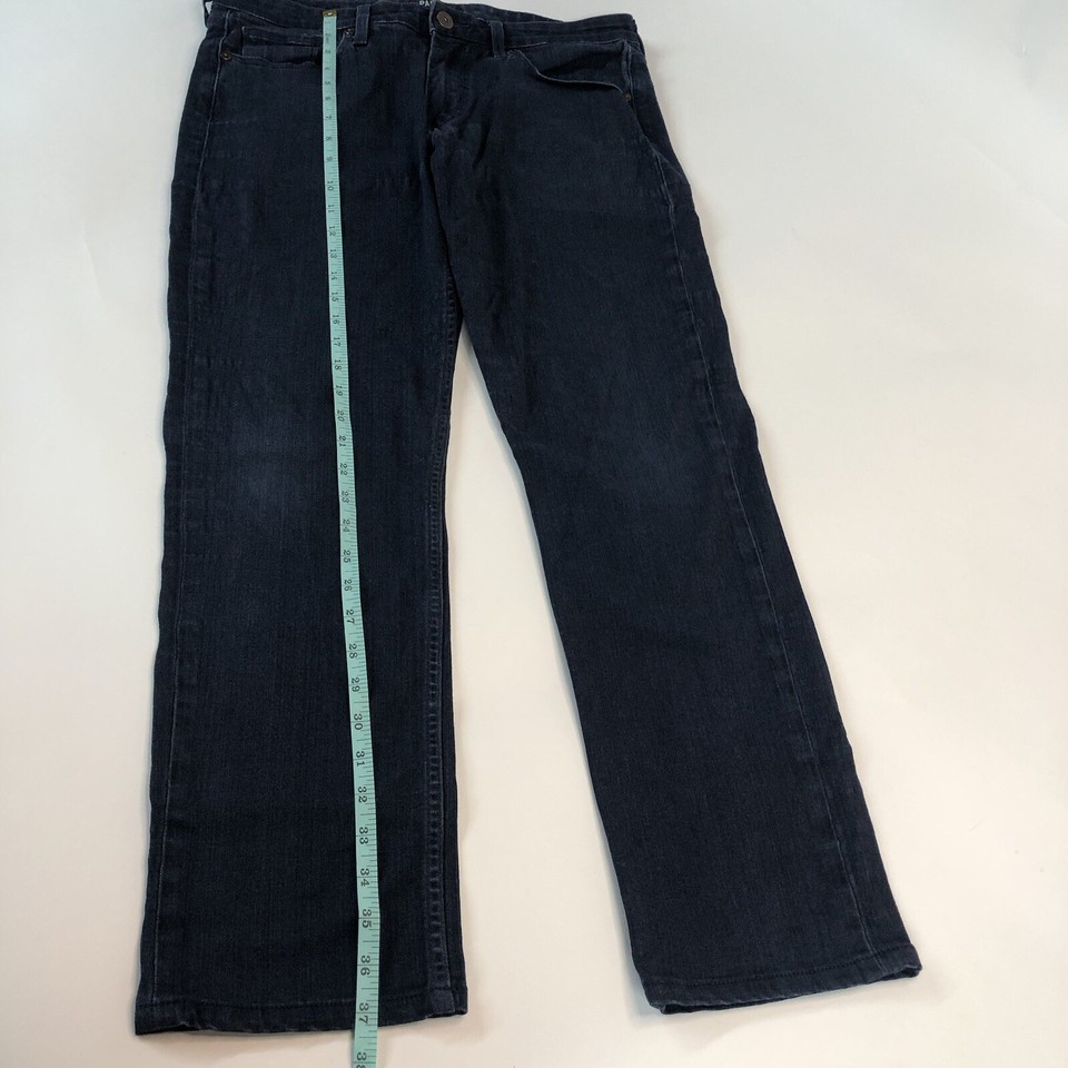 Paige Jeans Mens Size 33 Blue Denim Lennox Mack Leg Pants. $199 Retail ...