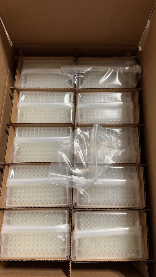 CORNING P-DW-11-C-S Axygen Polypropylene 96 Well Clear Round Bottom ...