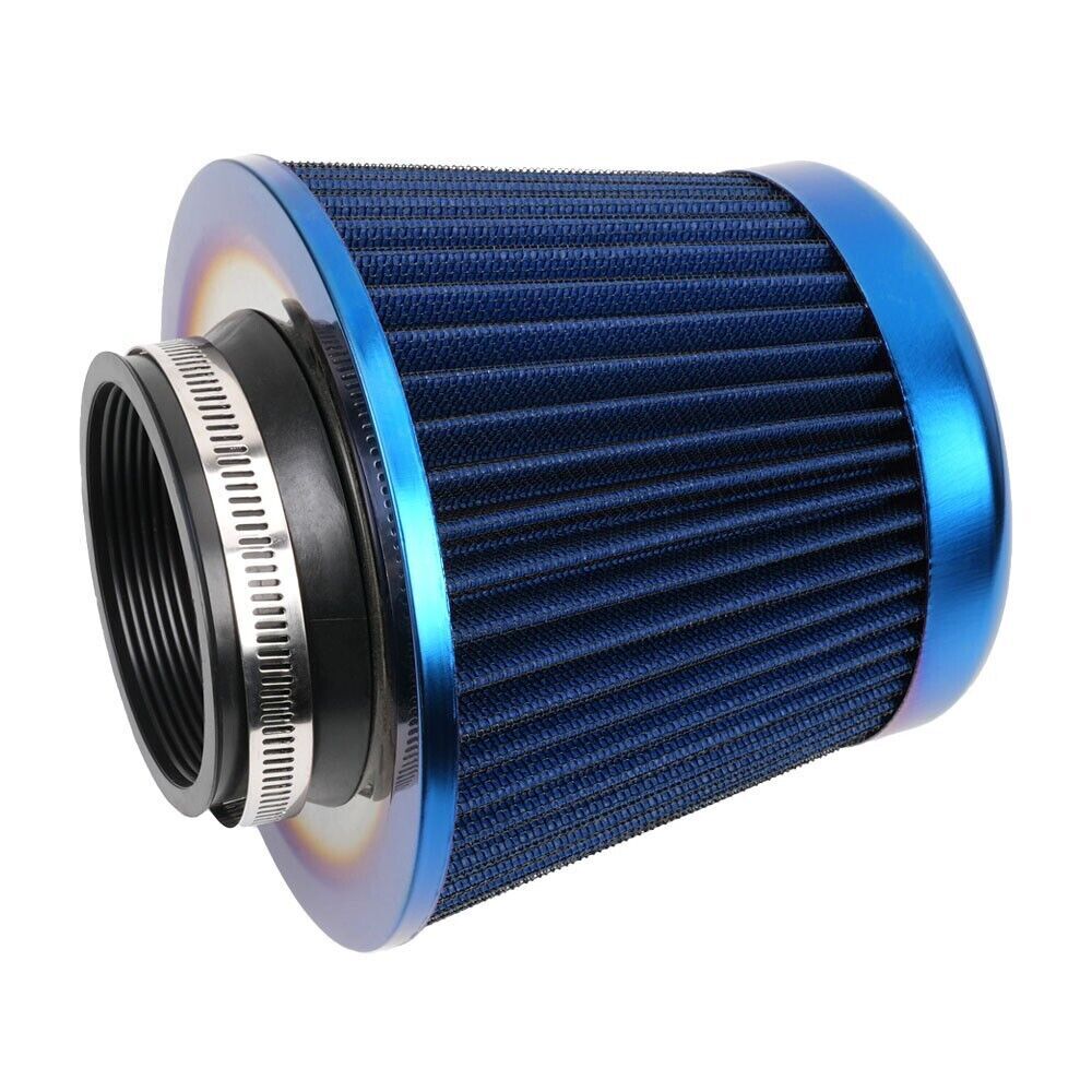 3"76mm Inlet Cold Air Intake Cone Replacement Washable Clamp-On Dry Air ...
