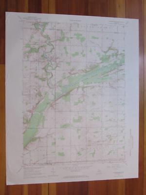 Hubbardston Michigan 1968 Original Vintage USGS Topo Map | eBay