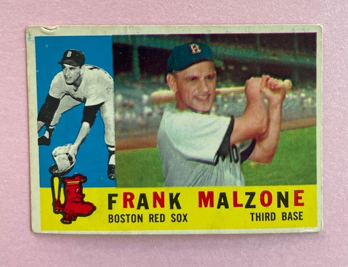 1960 Topps Baseball Frank Malzone #310 Boston Red Sox Vintage Card | eBay