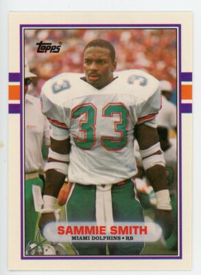 1989 TOPPS TRADED #56T - SAMMIE SMITH - MIAMI DOLPHINS | eBay