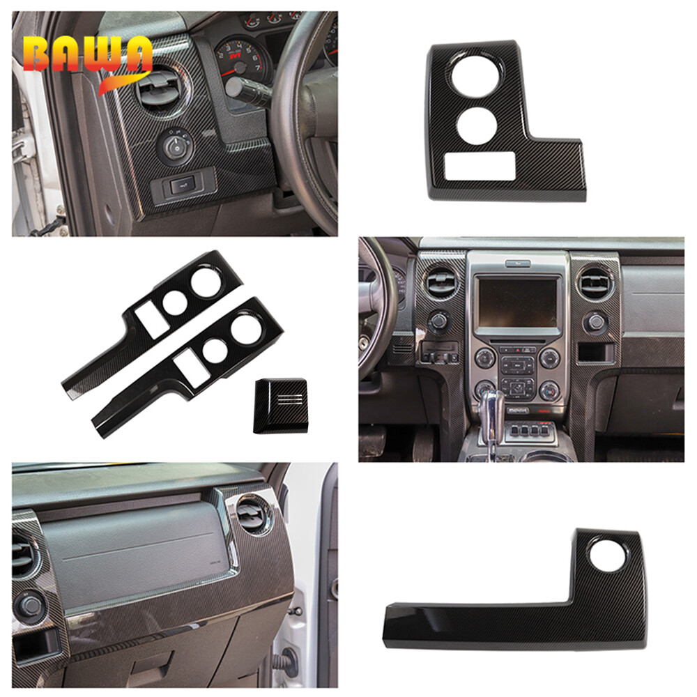 5x Center Console Dashboard Panel Cover Trim for Ford F150 2009-14 ...