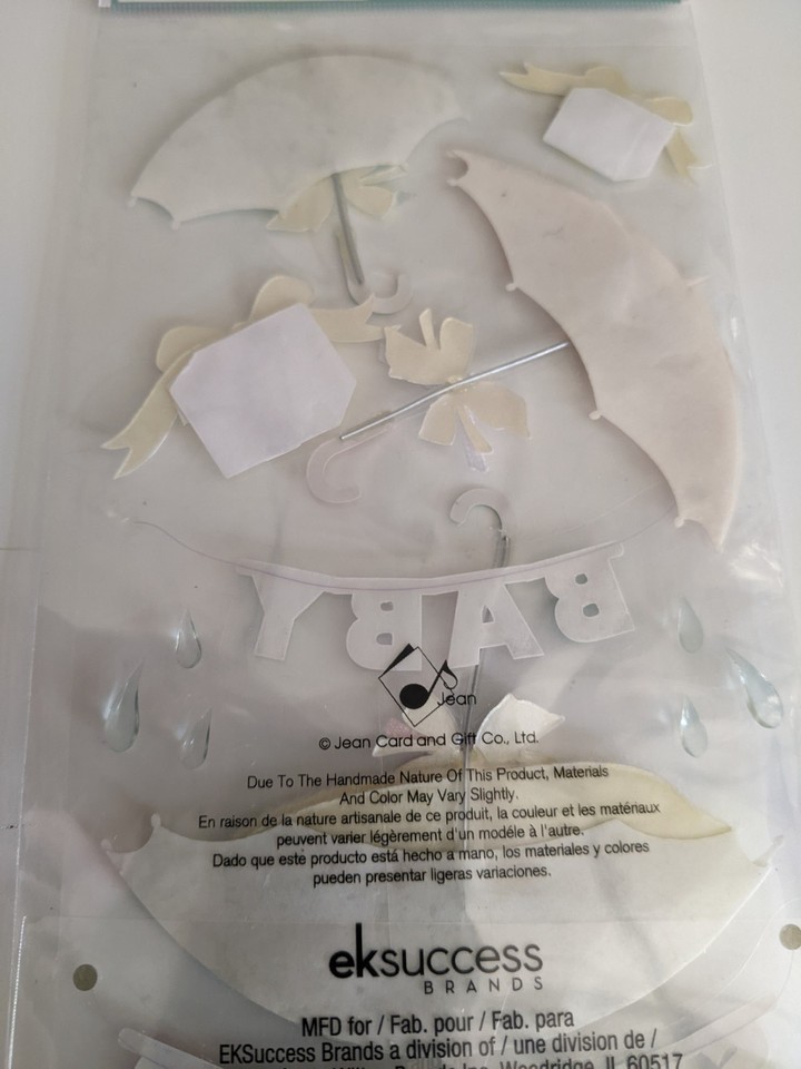 EK SUCCESS Jolee's boutique 10 Pc. Baby Shower Dimensional sticker pack ...