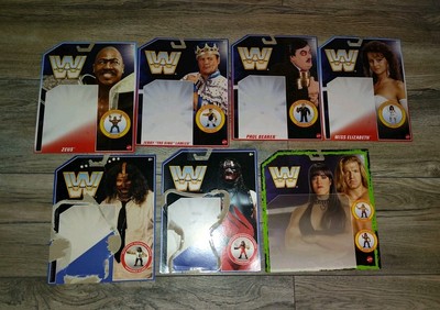 WWE Mattel Retro Bio Cards Zeus, Miss Elizabeth Triple H Chyna ...