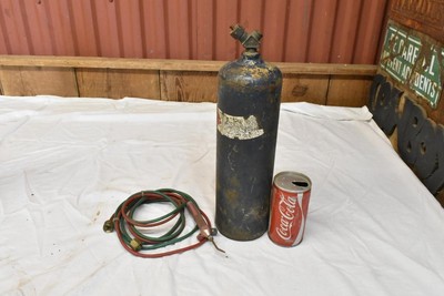 Prest-o-Lite Acetylene Plumbers Torch Tank & Brookstone Small Torch ...