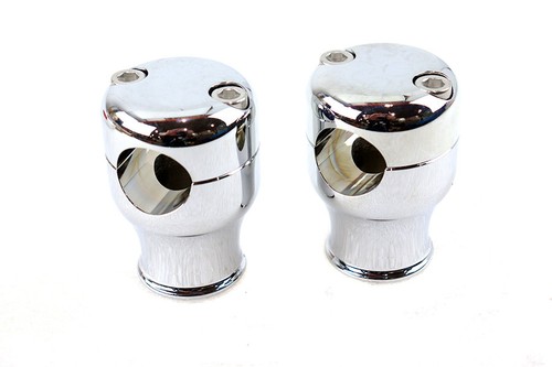 2 inch Glide Riser Set Chrome fits Harley Davidson | eBay