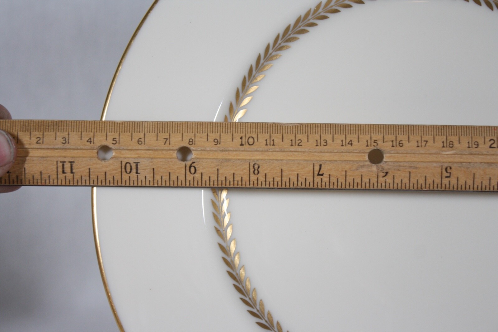 VINTAGE DISCONTINUED LENOX CHINA IMPERIAL PATTERN (P-388) DINNER PLATE ...