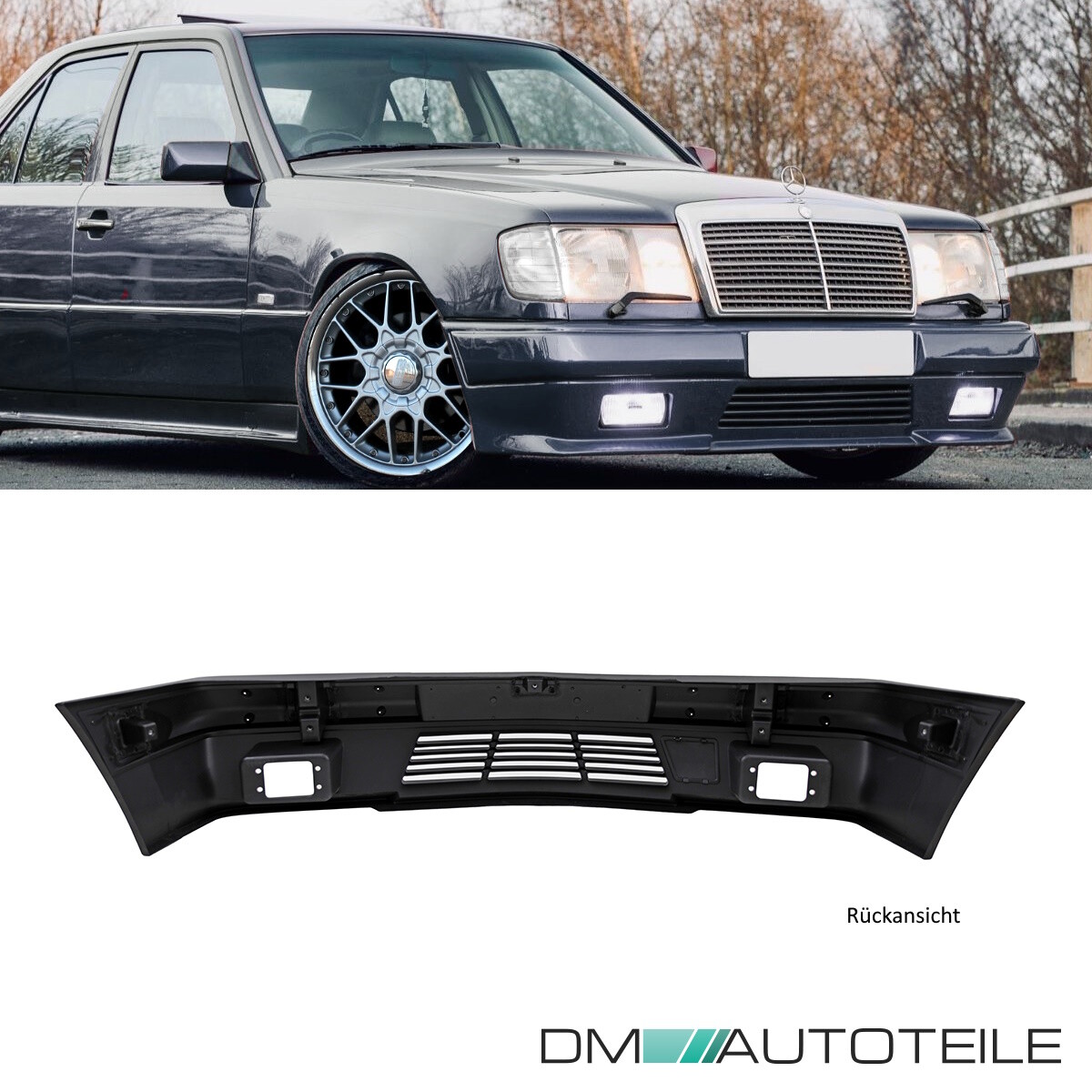ABS Sport Paket Stoßstange vorne komplett passt für Mercedes W124 auch ...
