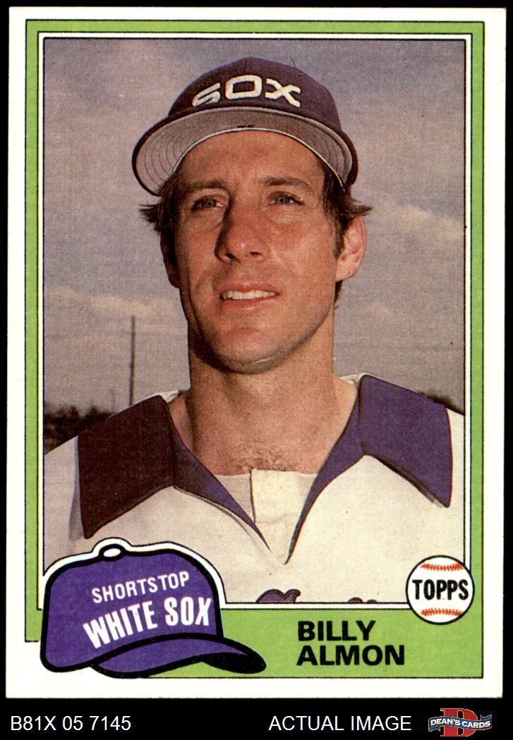1981 Topps Traded #730 Bill Almon T White Sox 8 - NM/MT B81X 05 7145 | eBay