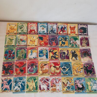 MARUMIYA Pokemon Sticker COMPLETE Seal Japanese Nintendo Holo 40 Set | eBay