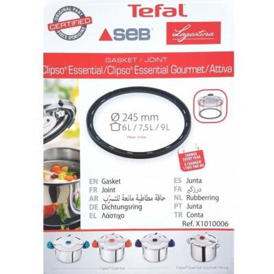 TEFAL PRESSURE COOKER GASKET SEAL X1010006 FOR MODELS LISTED BELOW ...