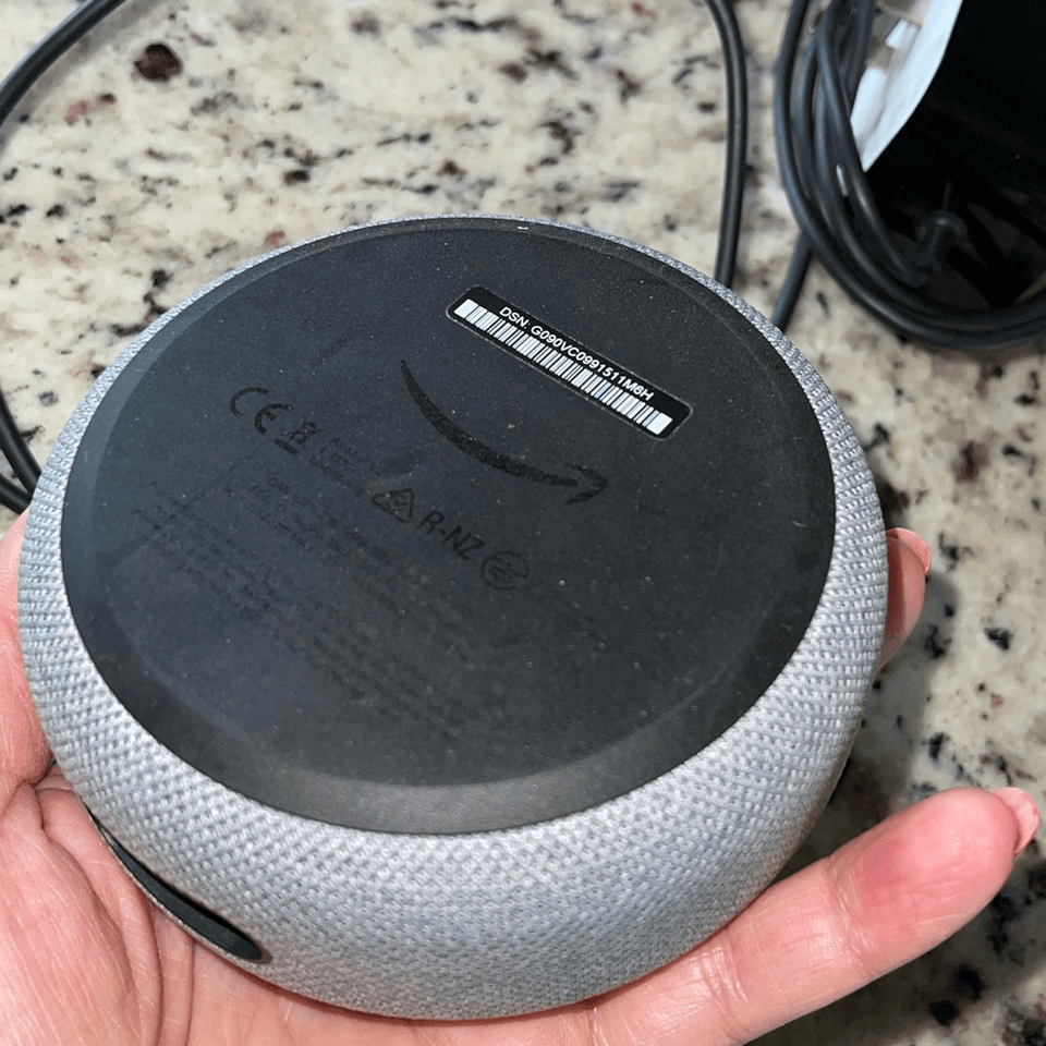 Amazon Smart Echo Dot 3rd Generation With Charger Black | eBay
