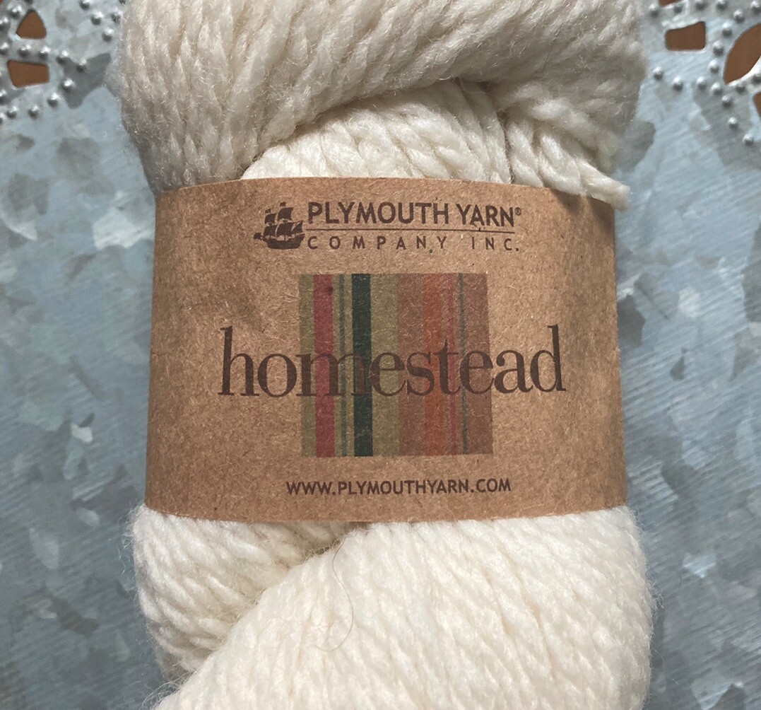 NWT - PLYMOUTH YARN - Peruvian Wool "Homestead", Natural #1, multiple ...