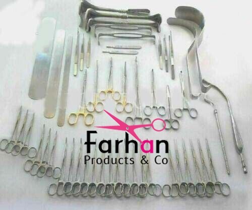 Basic Laparotomy Set 104 Pcs Surgical Instruments Surgery Medical Abdominal Gold | eBay