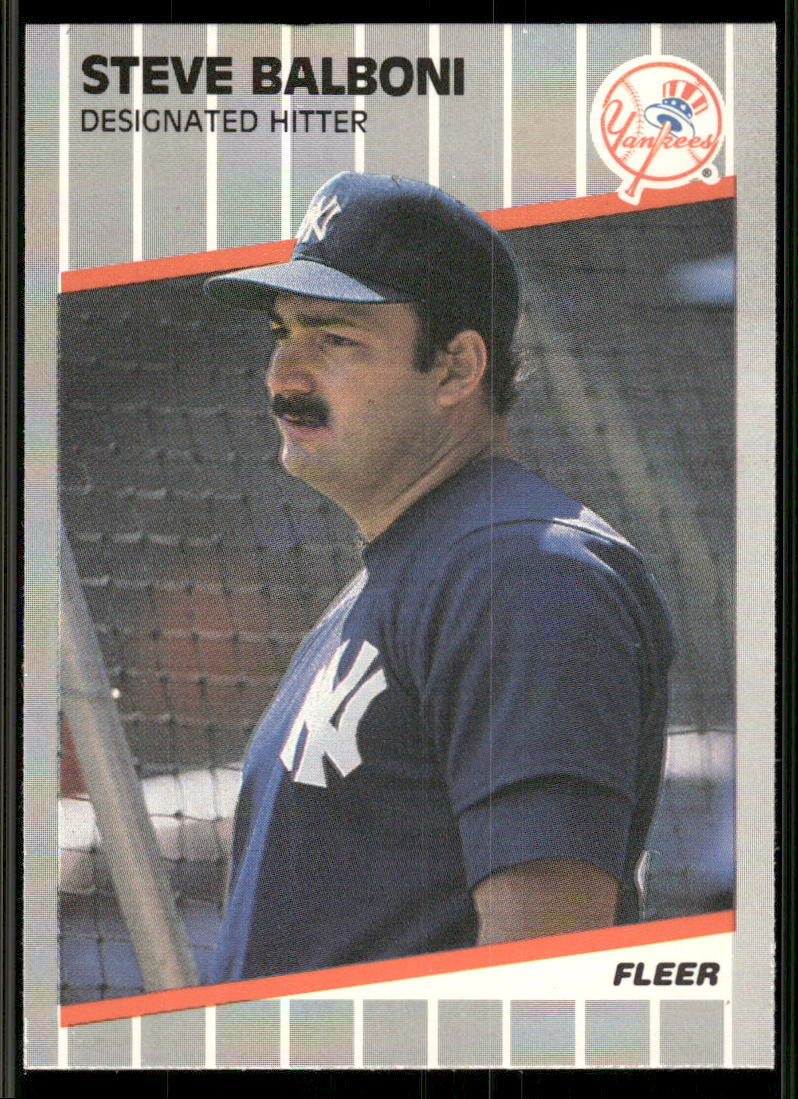 1989 Fleer Update #U-45 Steve Balboni | eBay