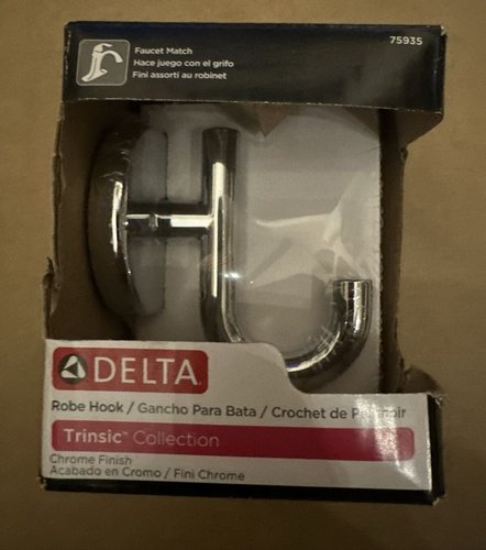 Delta 75935 Trinsic Wall Mounted Robe Hook - Chome | eBay
