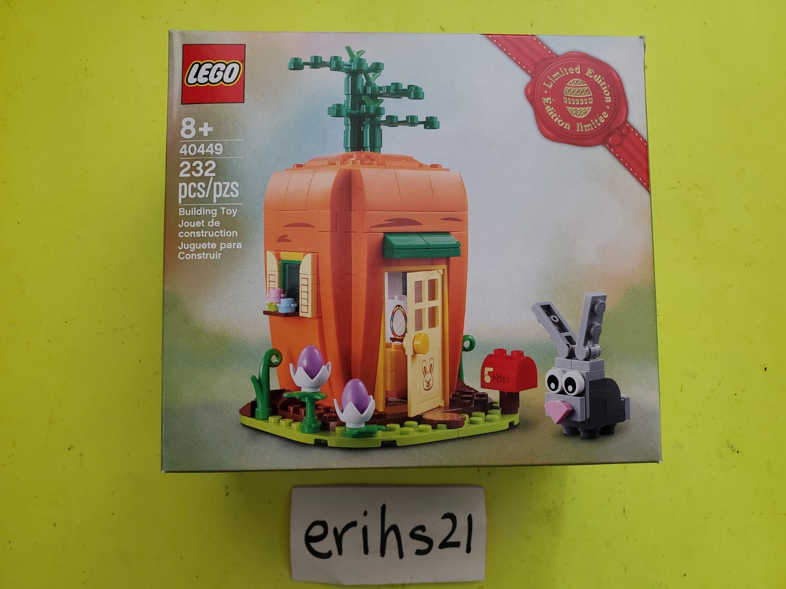 LEGO 40449 Easter Bunny’s Carrot House Building Set Limited Edition ...