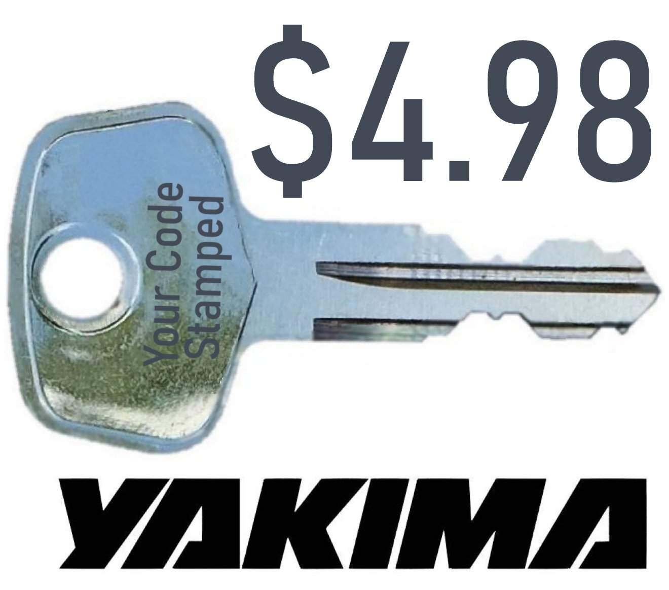 1 YAKIMA Replacement Key SKS Lock Ski Roof Rack Bicycle Cargo Carrier ...