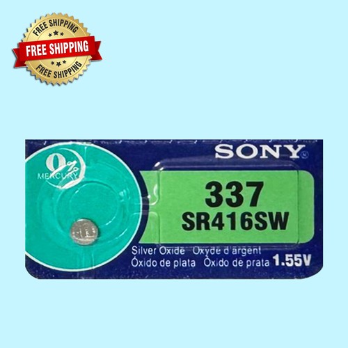 Sony 337 SR416SW Watch Battery (Exp 10/2026 ) 1Pc | eBay