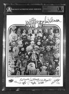 Jim Henson "The Muppet Show Promo Pic" Signed Autographed 8x10 Photo ...