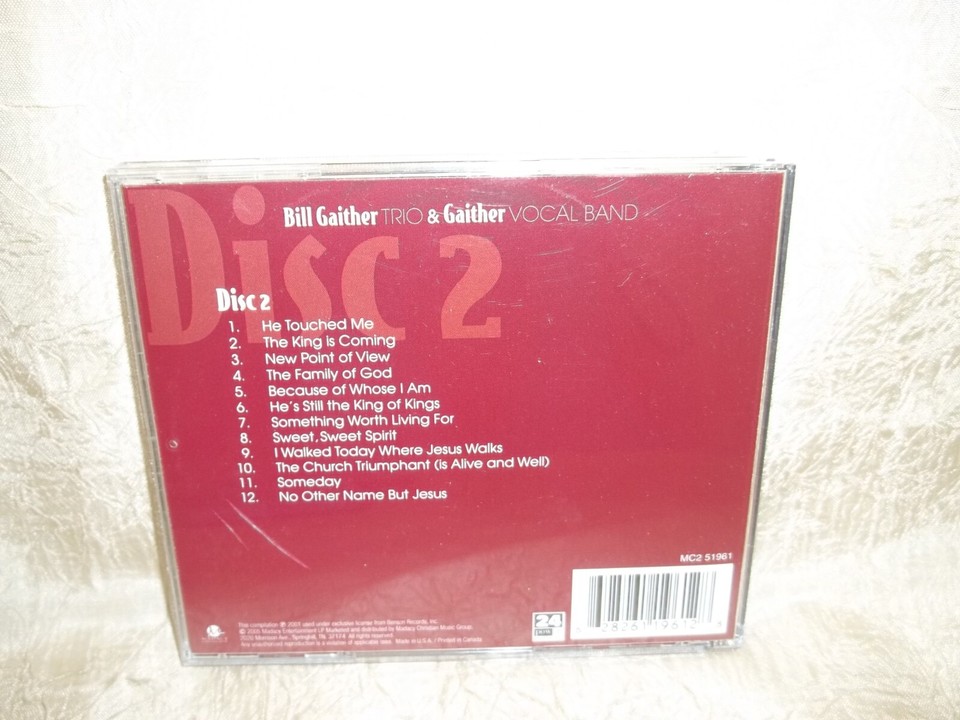 Bill Gaither Trio & Bluegrass Favorites Gospel 3 Discs CD 2020 Madacy ...