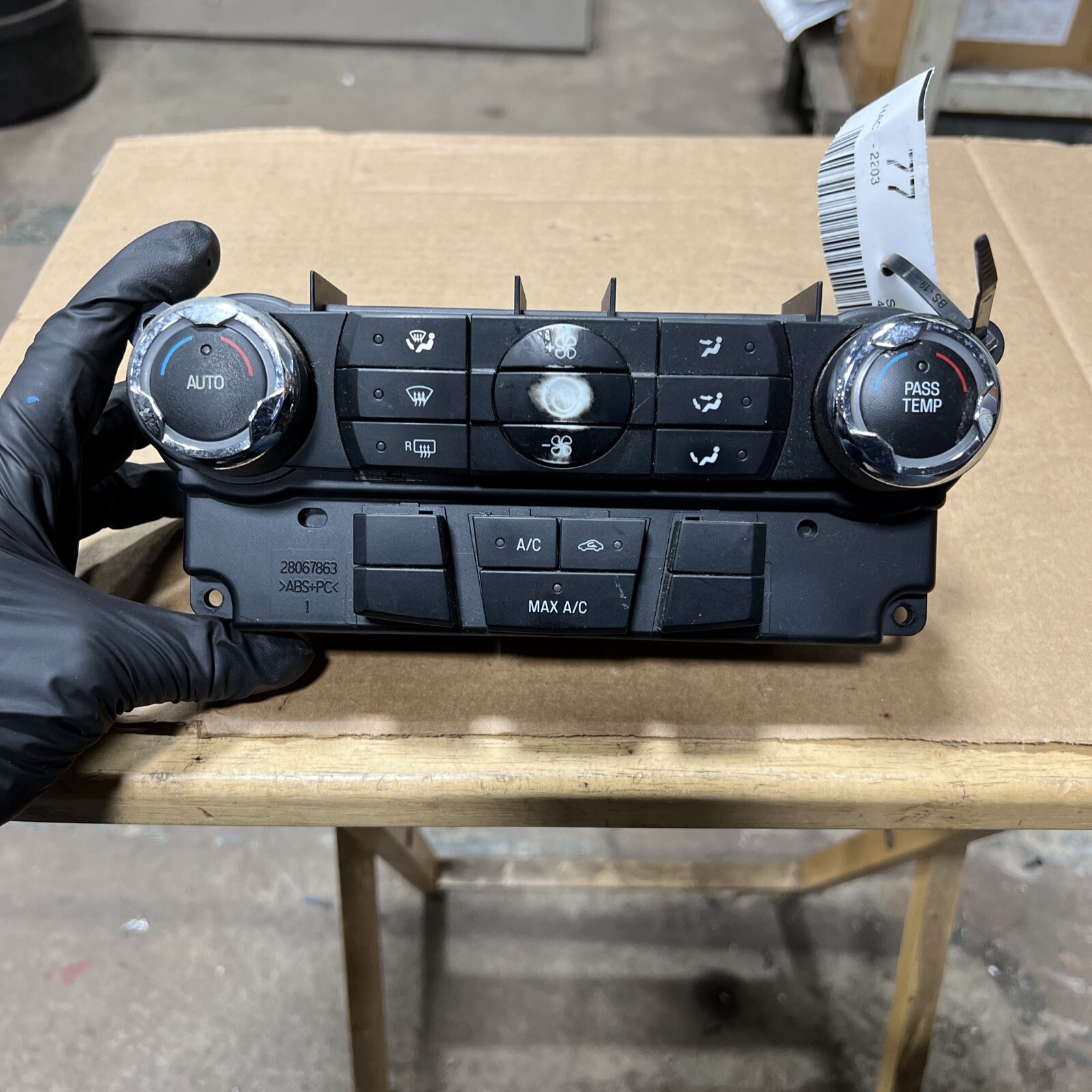 2010-12 FORD FUSION A/C HEATER TEMPERATURE CLIMATE CONTROL 9E5H-18C612 ...