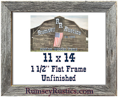 11x14" weathered rustic barnwood barn wood picture frame distressed ...