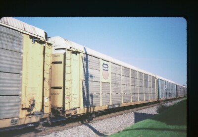 Railroad Slide - Union Pacific ETTX #904566 Auto Rack Car Carrier 2001 Westmont | eBay