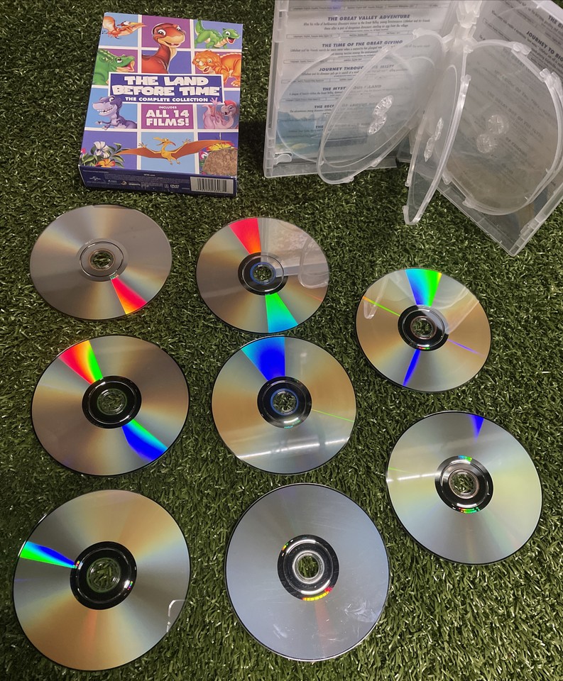 The Land Before Time Complete Collection 14 Animated Films DVDS VERY ...