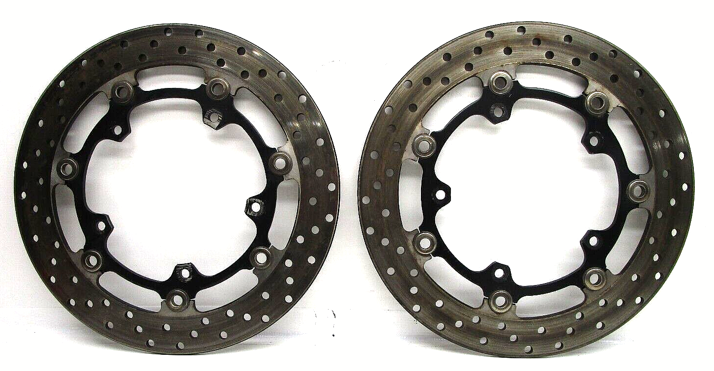 06-09 2006-2009 Yamaha R6S YZF R6 Front Left Right Disc Brake Rotors ...