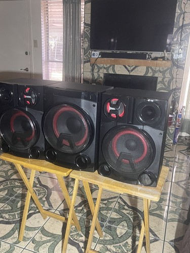 LG 8360 Speaker Set Of 3 2000W RMS23000W PMPODJ EffectsTV sound sync | eBay