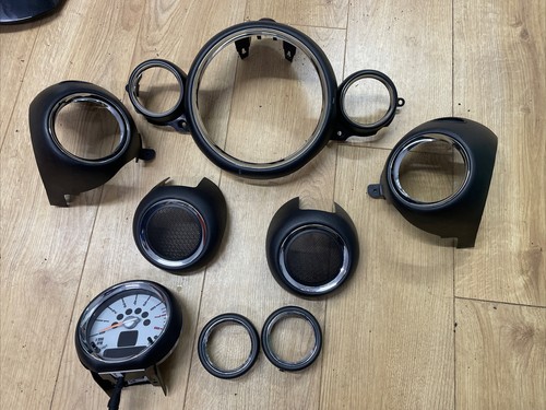 BMW MINI COOPER R55 R56 R57 R58 R59 CHROME LINE PACK INTERIOR DASH TRIM ...