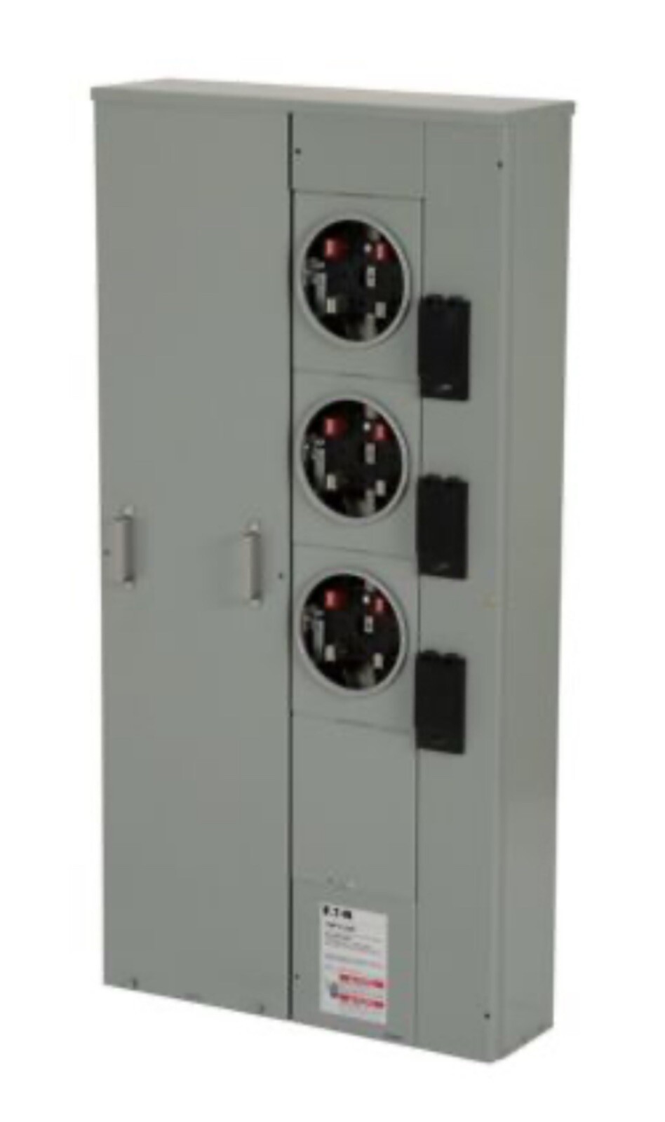 EATON THREE 3 METER 400 AMP 1MP3124R MAIN ELECTRICAL SERVICE PANEL 3 ...