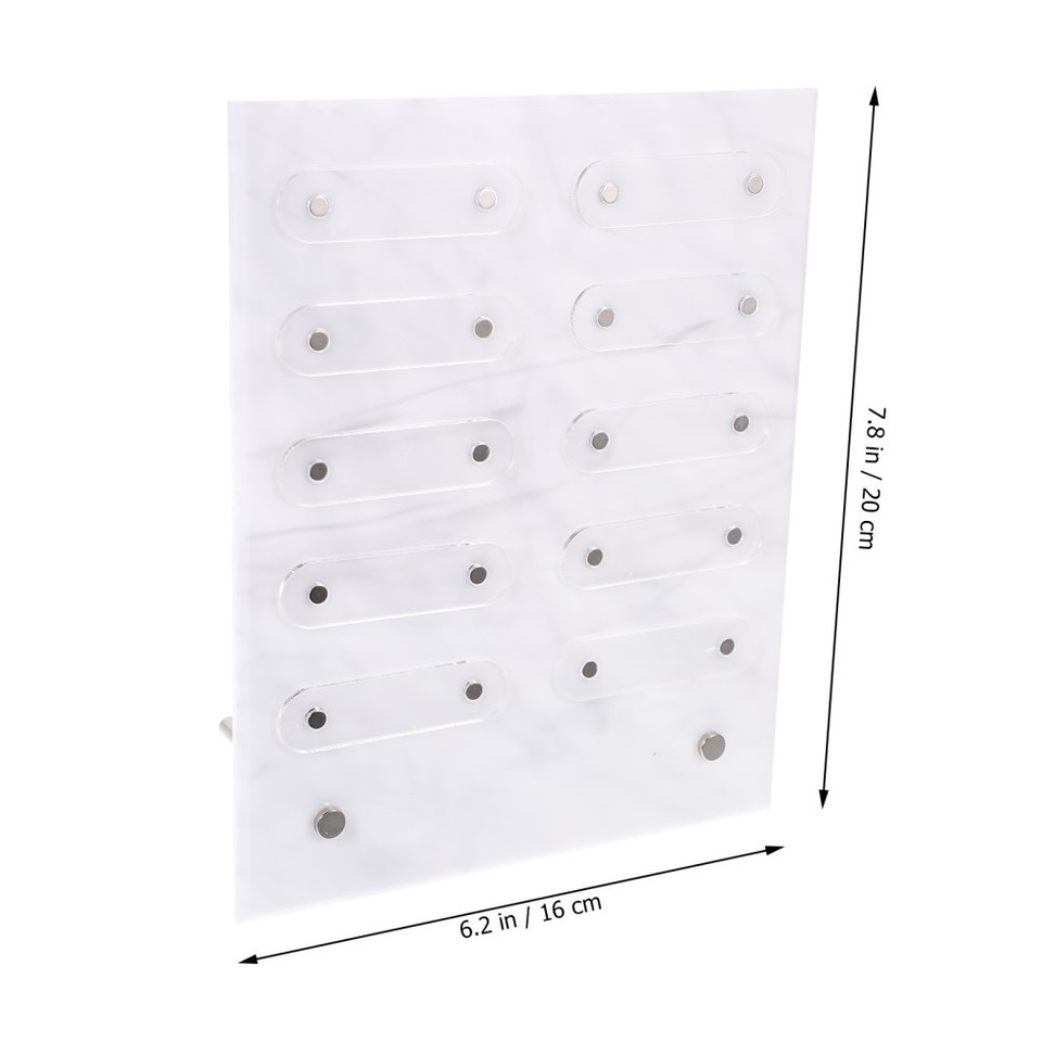 Detachable Nail Sample Display Stand Marble Pattern Nail Color Chart ...
