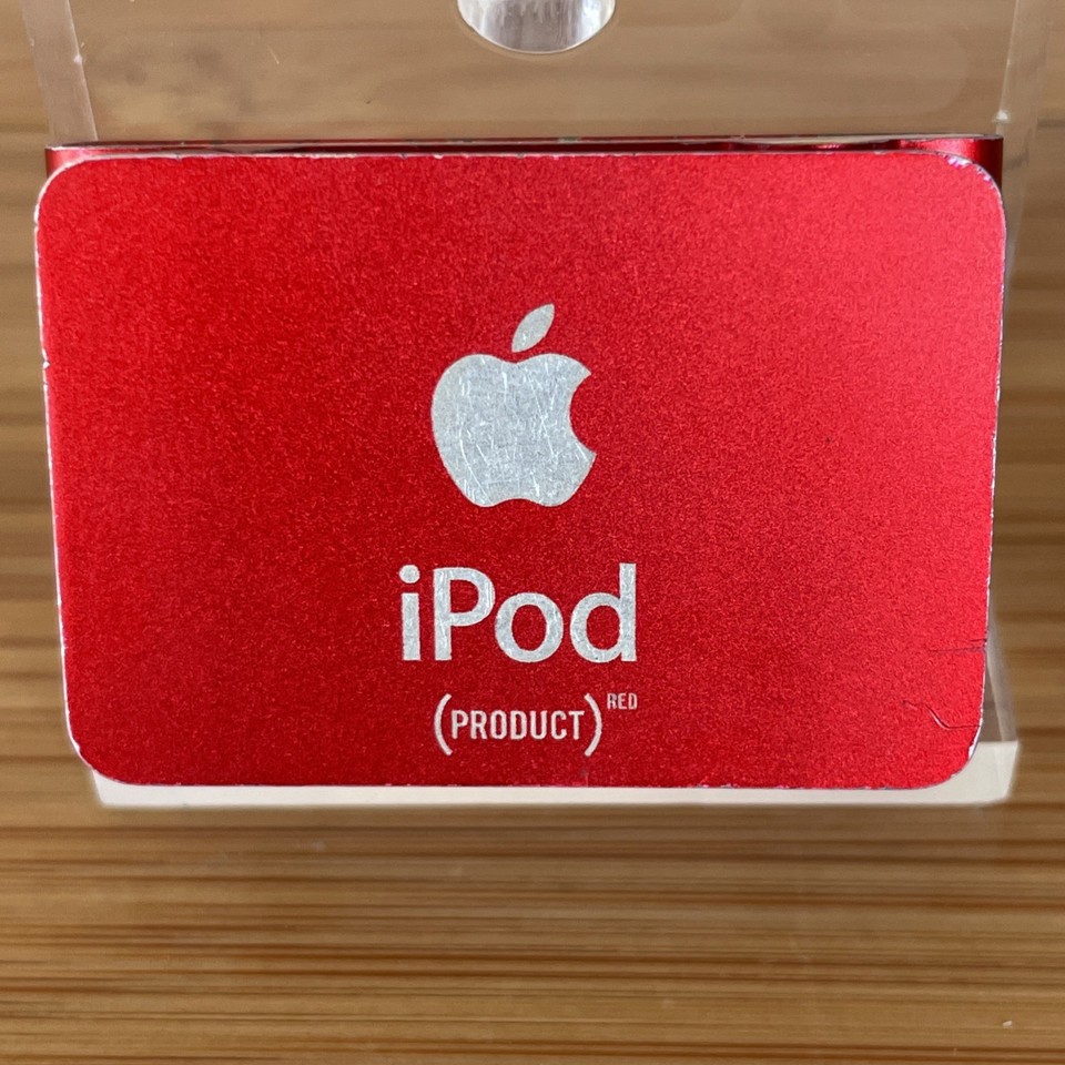 Apple iPod 1GB Shuffle 2nd Generation Red Model A1204 PARTS OR REPAIR ...