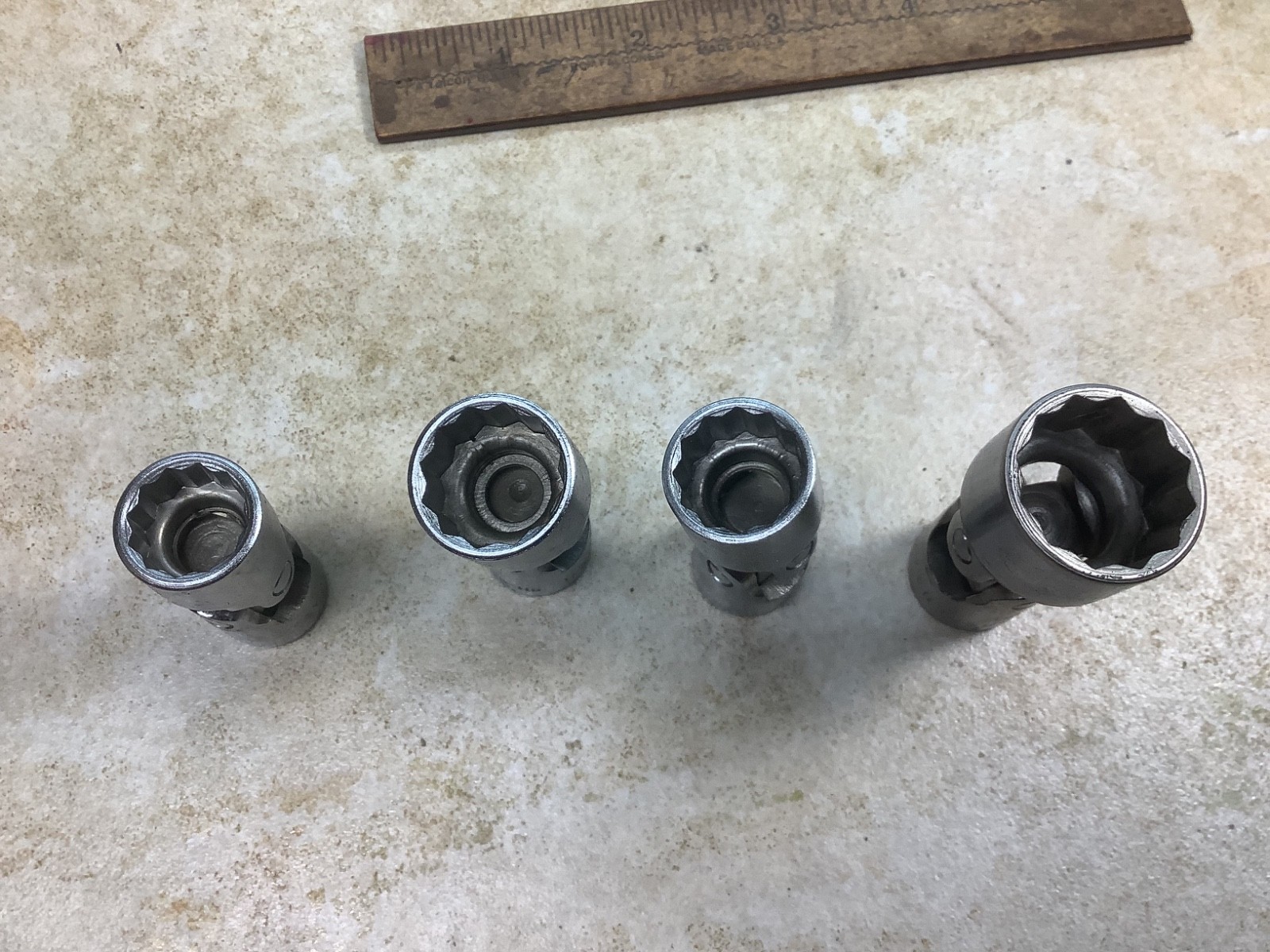 Lot of four Caterpillar CAT Snap on tools 3/8" Dr Swivel Sockets SAE | eBay