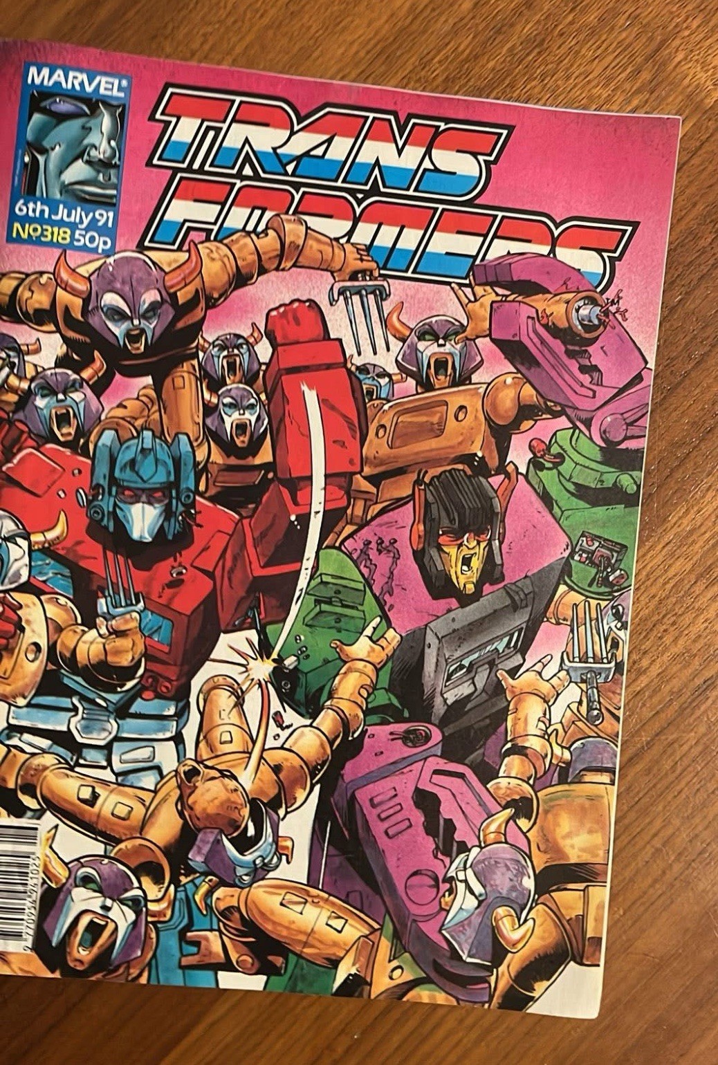 TRANSFORMERS BRITISH WEEKLY #318 6TH JULY 1991 MARVEL UK COMIC | eBay UK