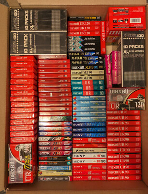 Assorted Brand New Blank Audio Cassette Recording Sealed Tapes - You ...