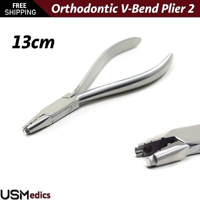Orthodontic Dental V-Bend Plier NO 2 Wire Braces Bend Forming Lab Plier ...