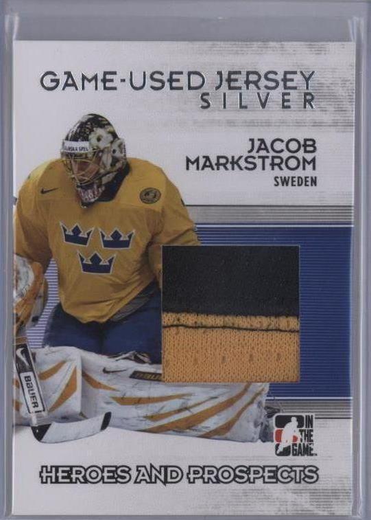 2009-10 In the Game Heroes and Prospects - Game-Used Jersey Jacob ...
