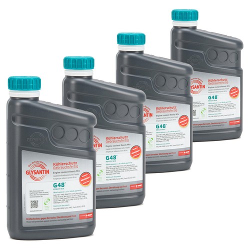 4L 4 Liter BASF GLYSANTIN Frostschutz Kühlerfrostschutz Ready Mix G48 ...