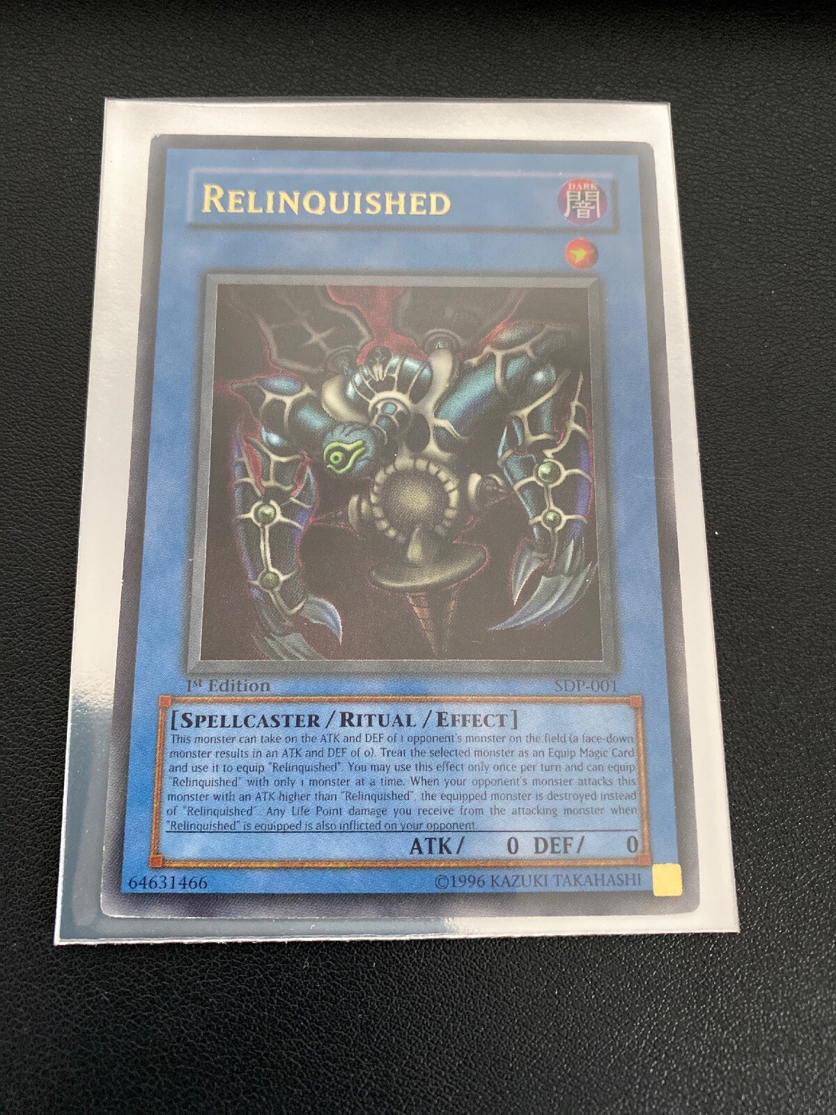 Yu-Gi-Oh Card: Relinquished SDP-001 Ultra Rare 1st Edition | eBay UK