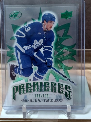 MARSHALL RIFAI PREMIERES MAPLE LEAFS #168/199 - 2024-25 Upper Deck ICE ...