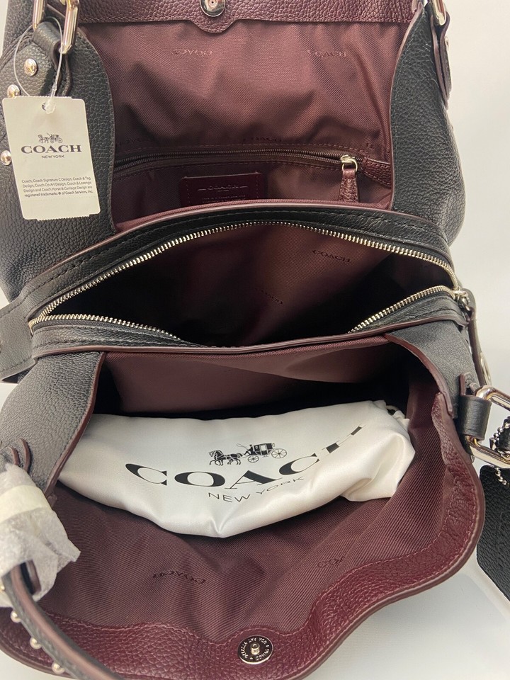 Coach Pebble Leather Signature Lexi Chain Shoulder Bag | eBay